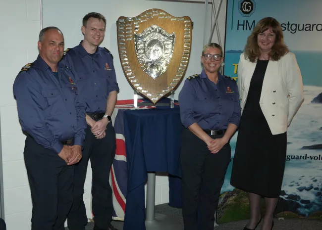 HM Coastguard teams hailed with Department for Transport Rescue Shield ...